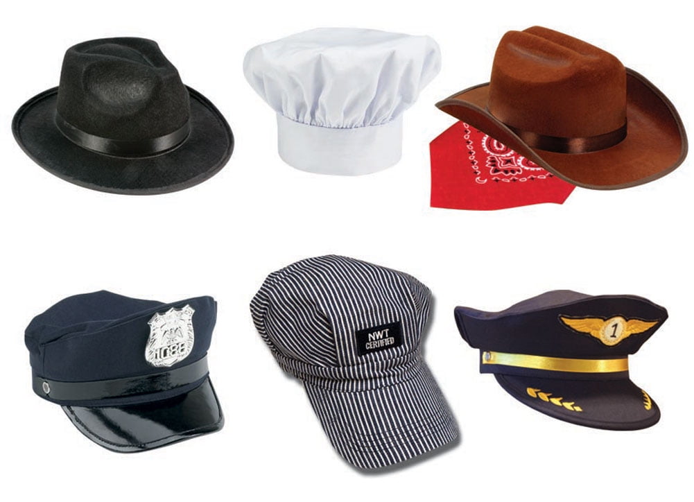 Hat Assortment (6 Piece Bundle) - Walmart.com
