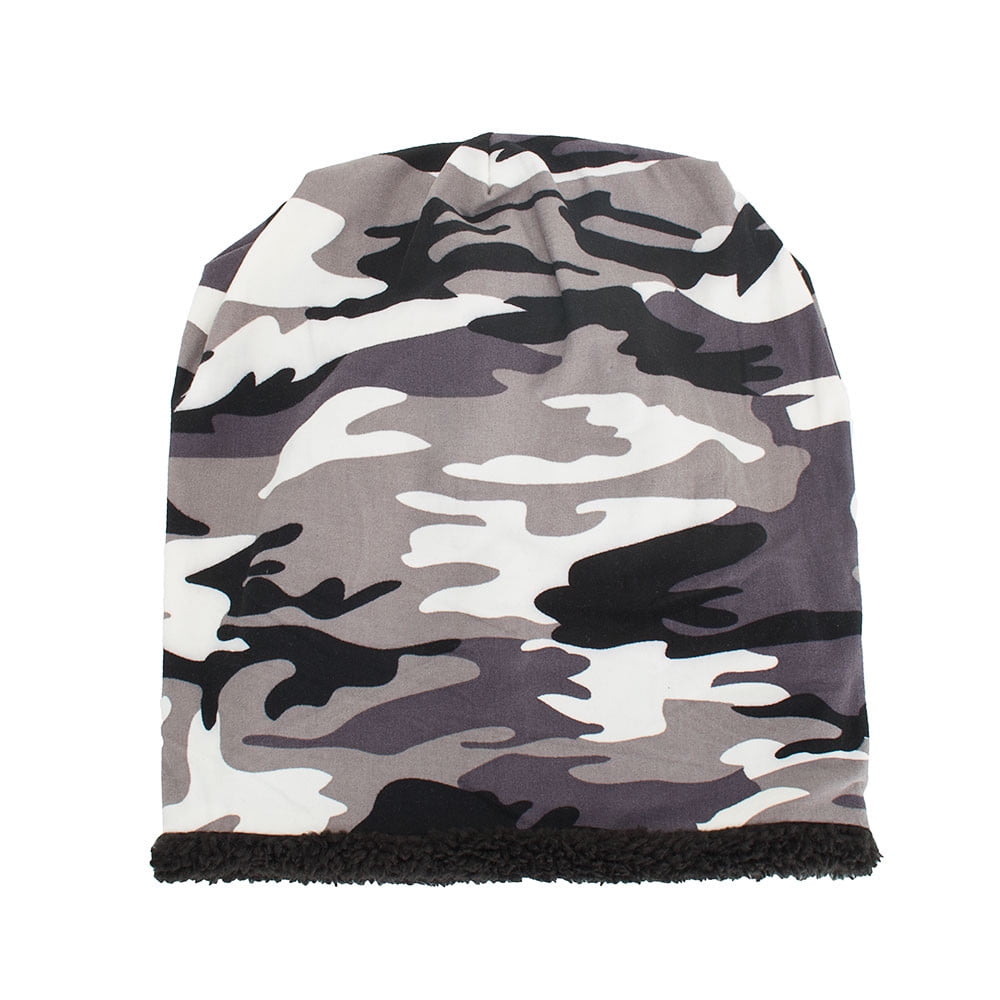 Hat, Baberdicy Caps Warm Ski Winter Wool Hat Women Baggy Camouflage ...