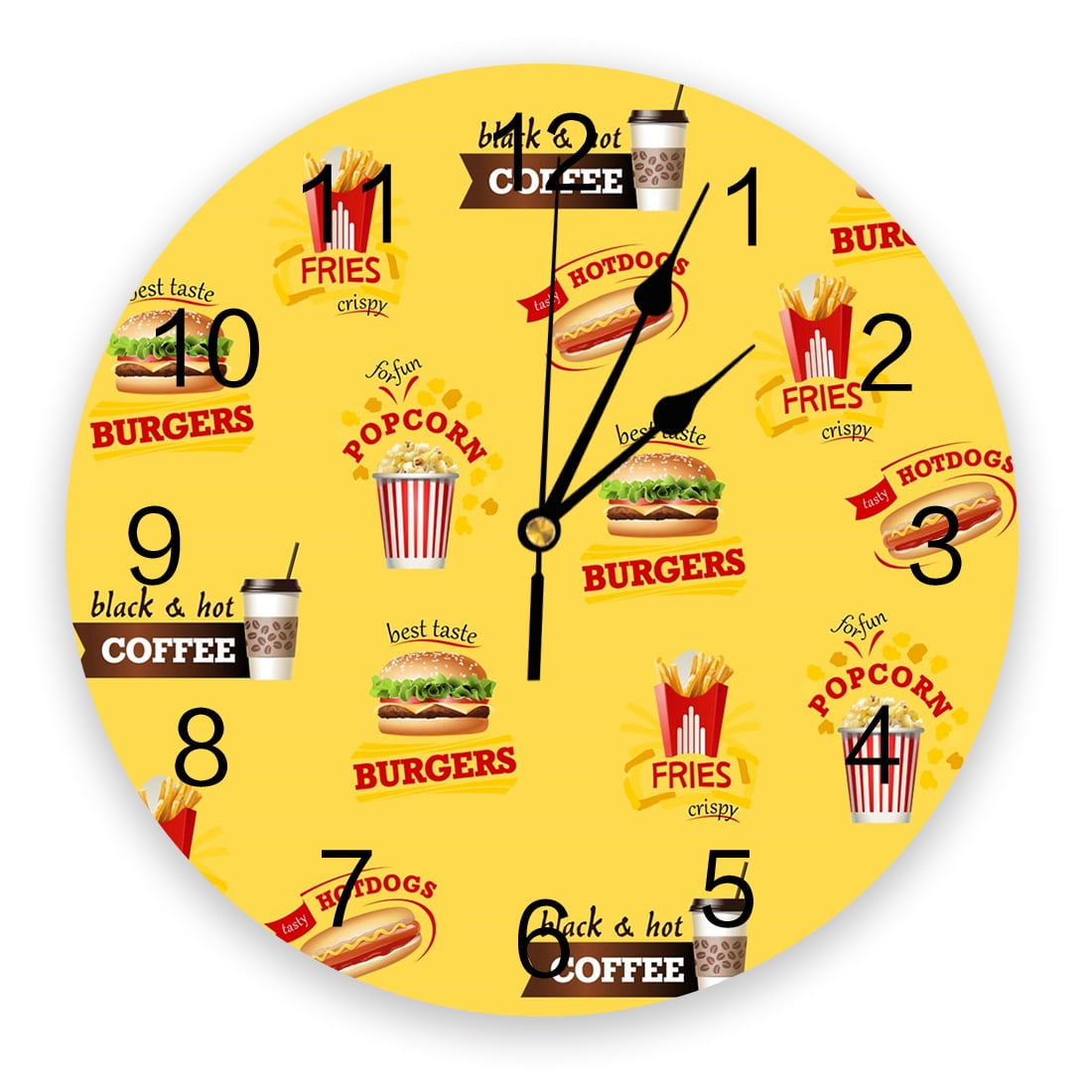 Hat Beer Sausage Wheat Barrel Clocks Silent Home Cafe Office Wall Decor ...
