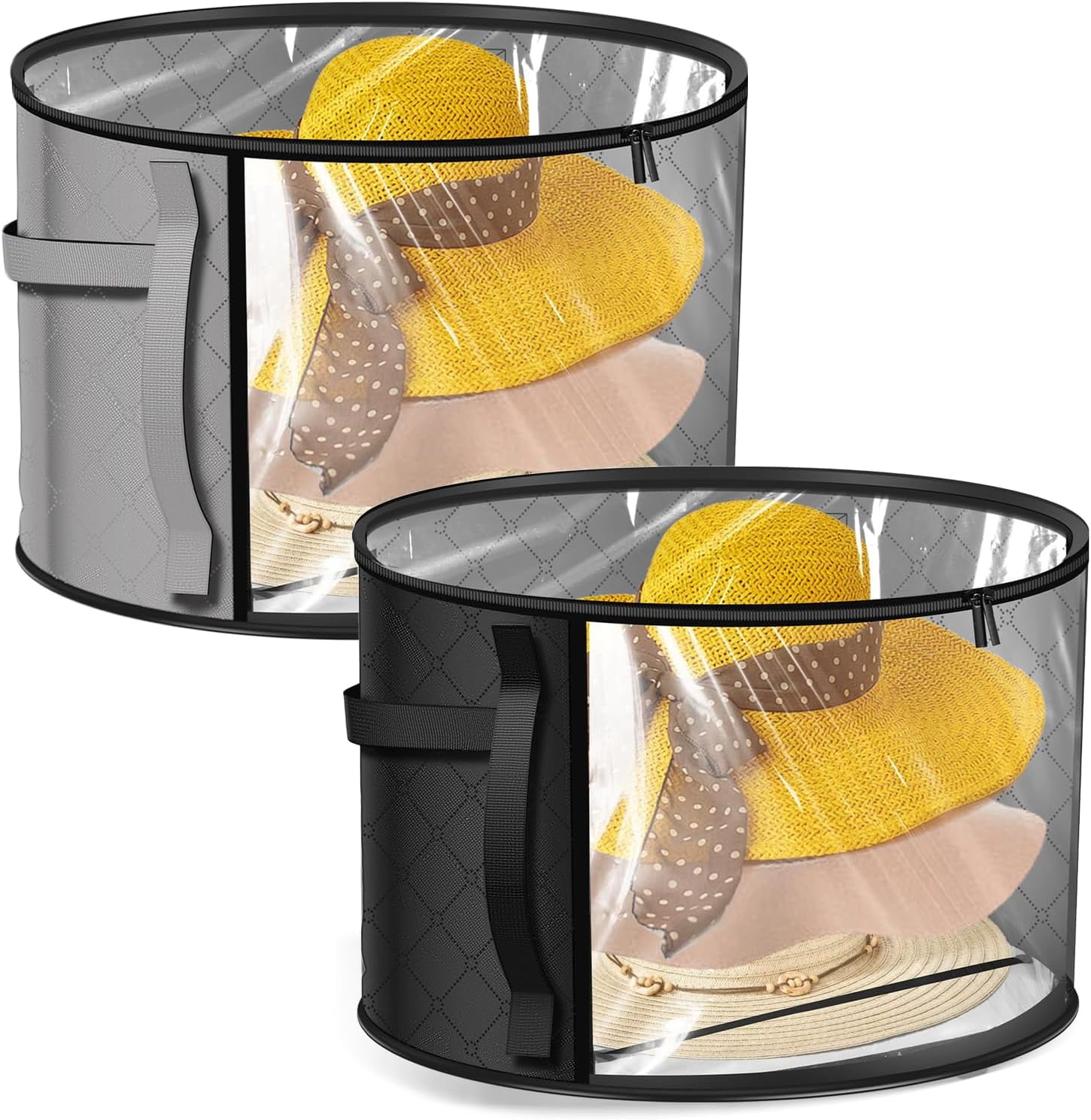 Hat Box, Hat Boxes For Women Storage, Can Accommodate 7 Hats Storage ...
