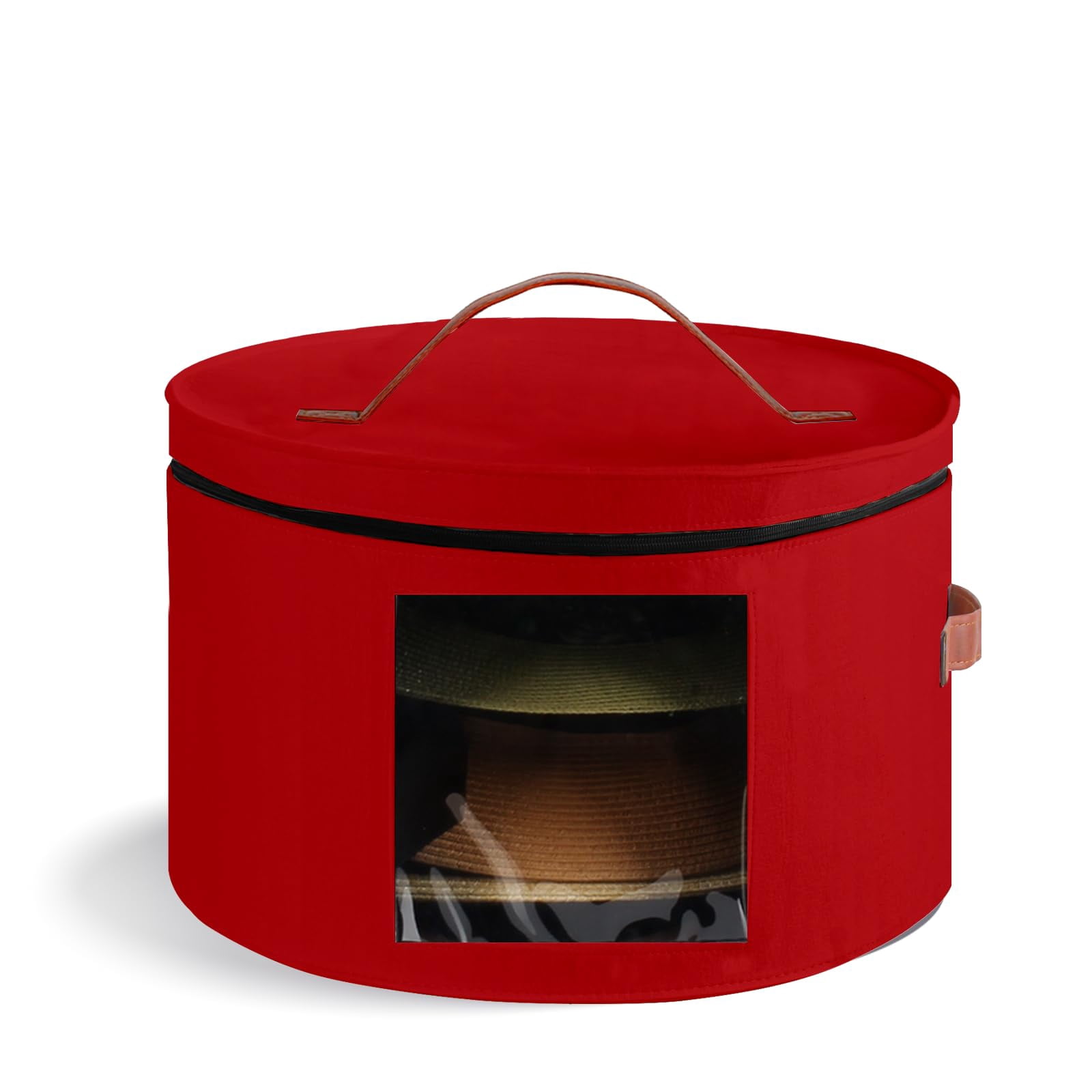 Hat Box,Hat Storage Box,Stackable Round Brim Hats Organizer Bag ...