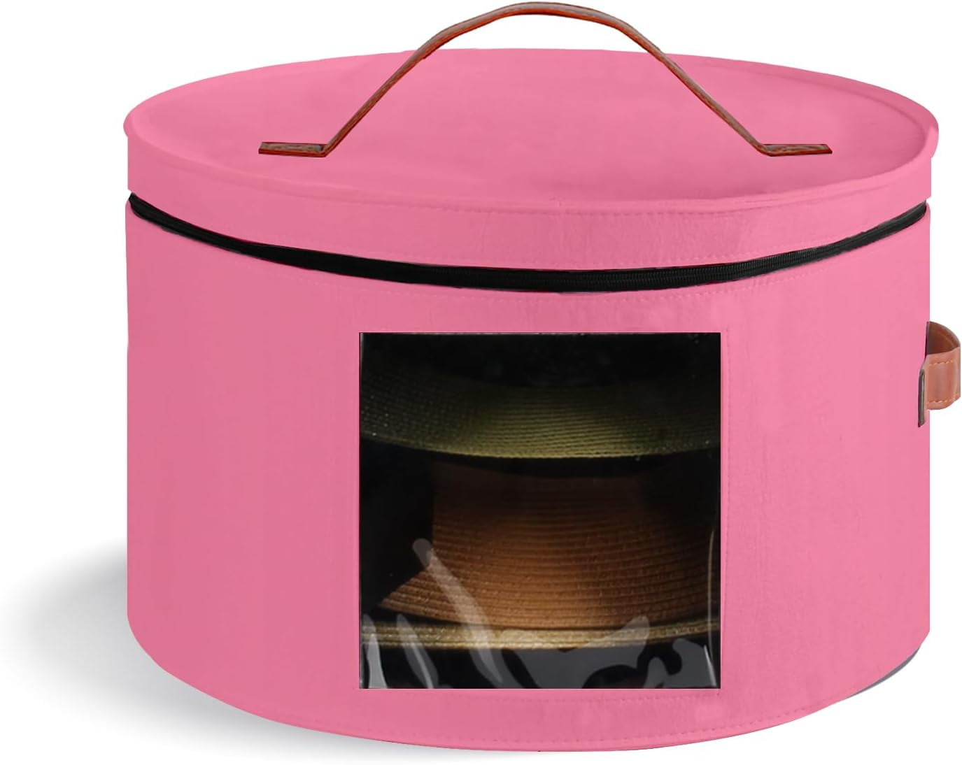 Hat Box,Hat Storage Box,Stackable Round Brim Hats Organizer Bag ...