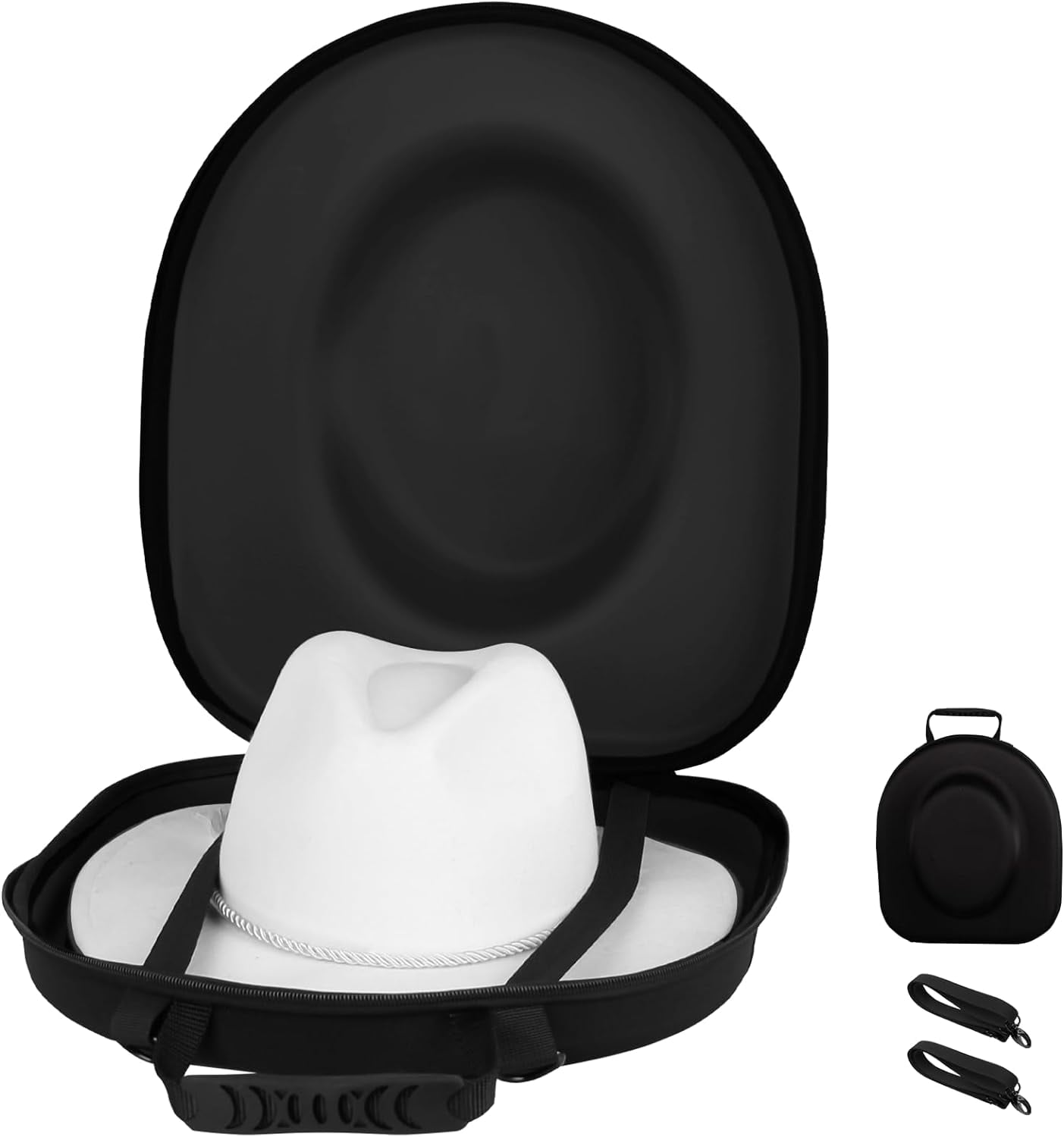 Hat Box for Travel-Crush Proof Hat Travel Case for Cowboy Hats Holder ...