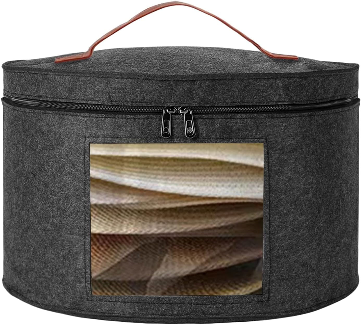 Hat Boxes for Women Storage & Men Foldable Hat Storage Boxes - Large ...