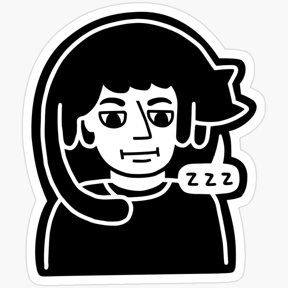 Hat Cat Nap Sticker Phone Decal Water Bottle Stickers Car Decals ...