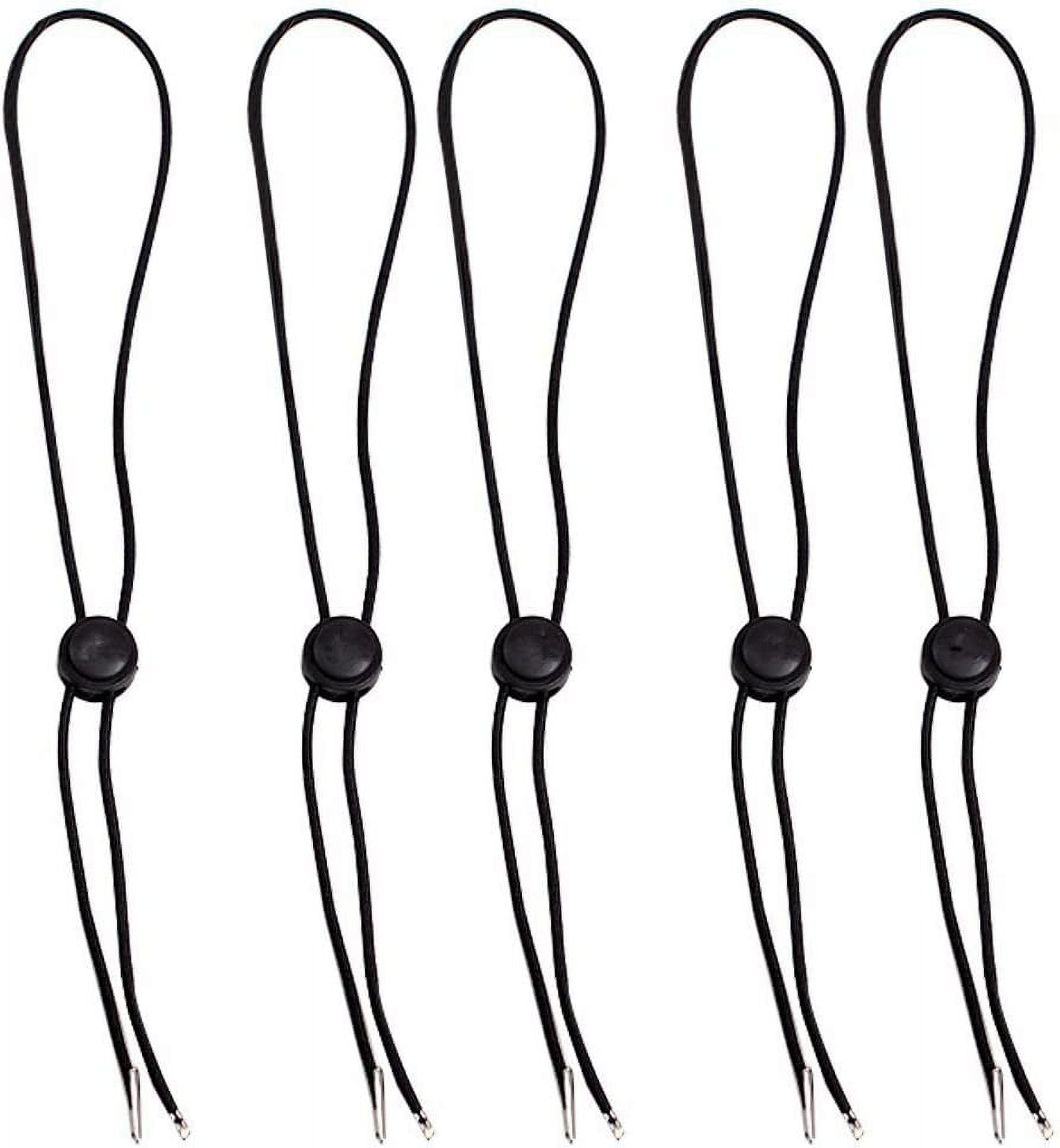 Hat Chin Cord, Black Flexible Removable Hat Chin Strap with Spring ...