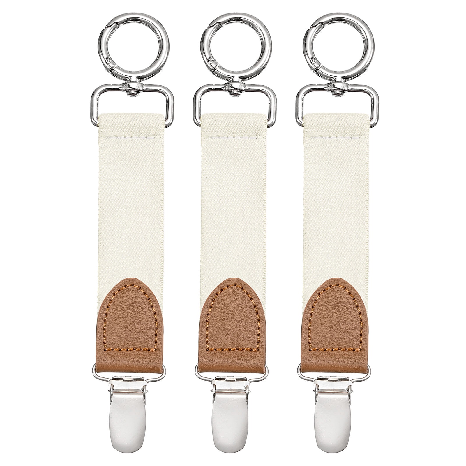 Hat Clips for Travel, 3 Pack Elastic Hat Clips for Women(Beige ...