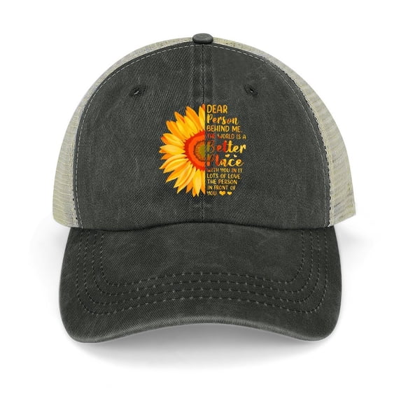 Hat Dear Person Behind Me Black Hat Adjustable Funny Fashion Unisex ...