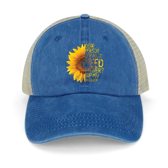 Hat Dear Person Behind Me Dark Blue Hat Adjustable Funny Fashion Unisex ...