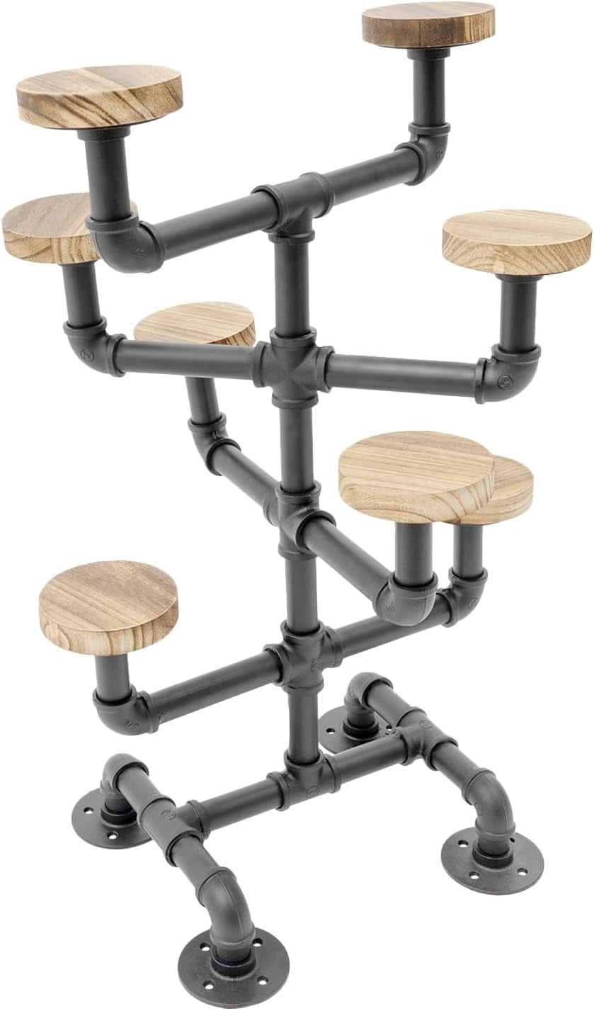 Hat Display Stand, 4 Tiers Hat Holder Rack with 8 Round Hangers, Heavy ...