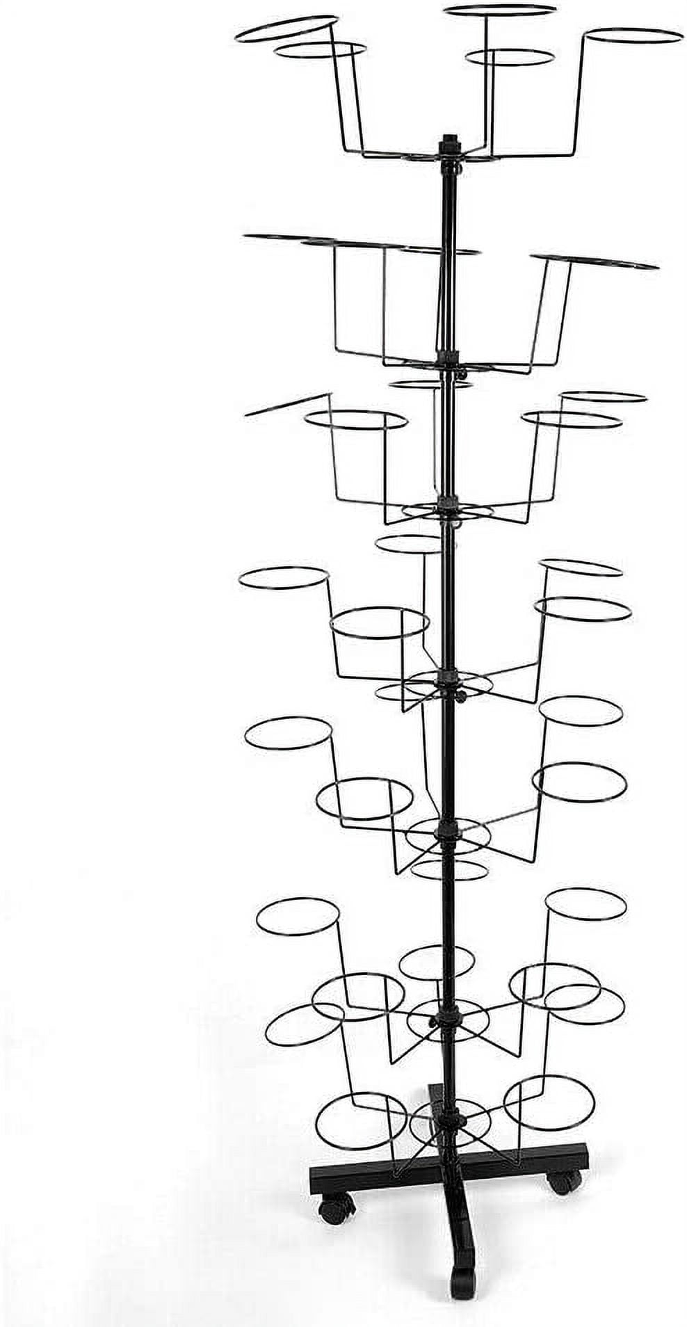 Hat Display Stand, Adjustable Iron Hat Rack Stand Hanger Display ...