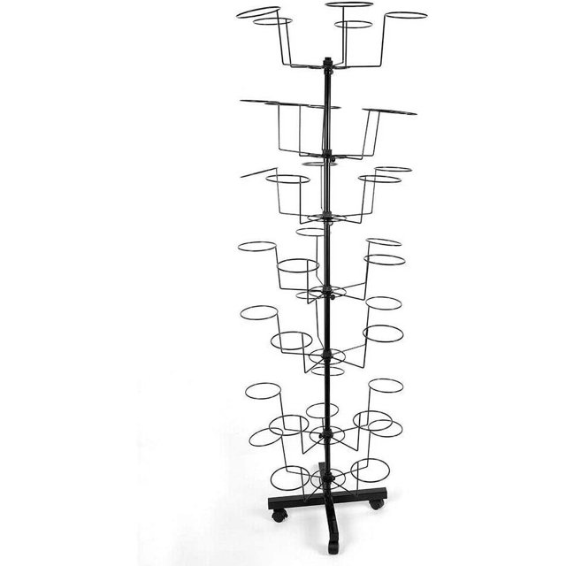 Hat Display Stand, Adjustable Iron Hat Rack Stand Hanger Display ...