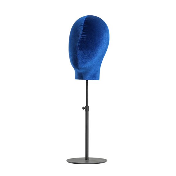 Hat Display Stand Velvets Manikin Head Block with Retractable Metal ...
