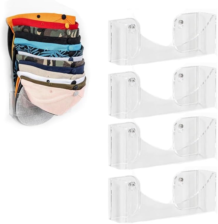Hat Dock, Hat Racks for Baseball Caps Wall Vertical Dome Hat Organizer ...