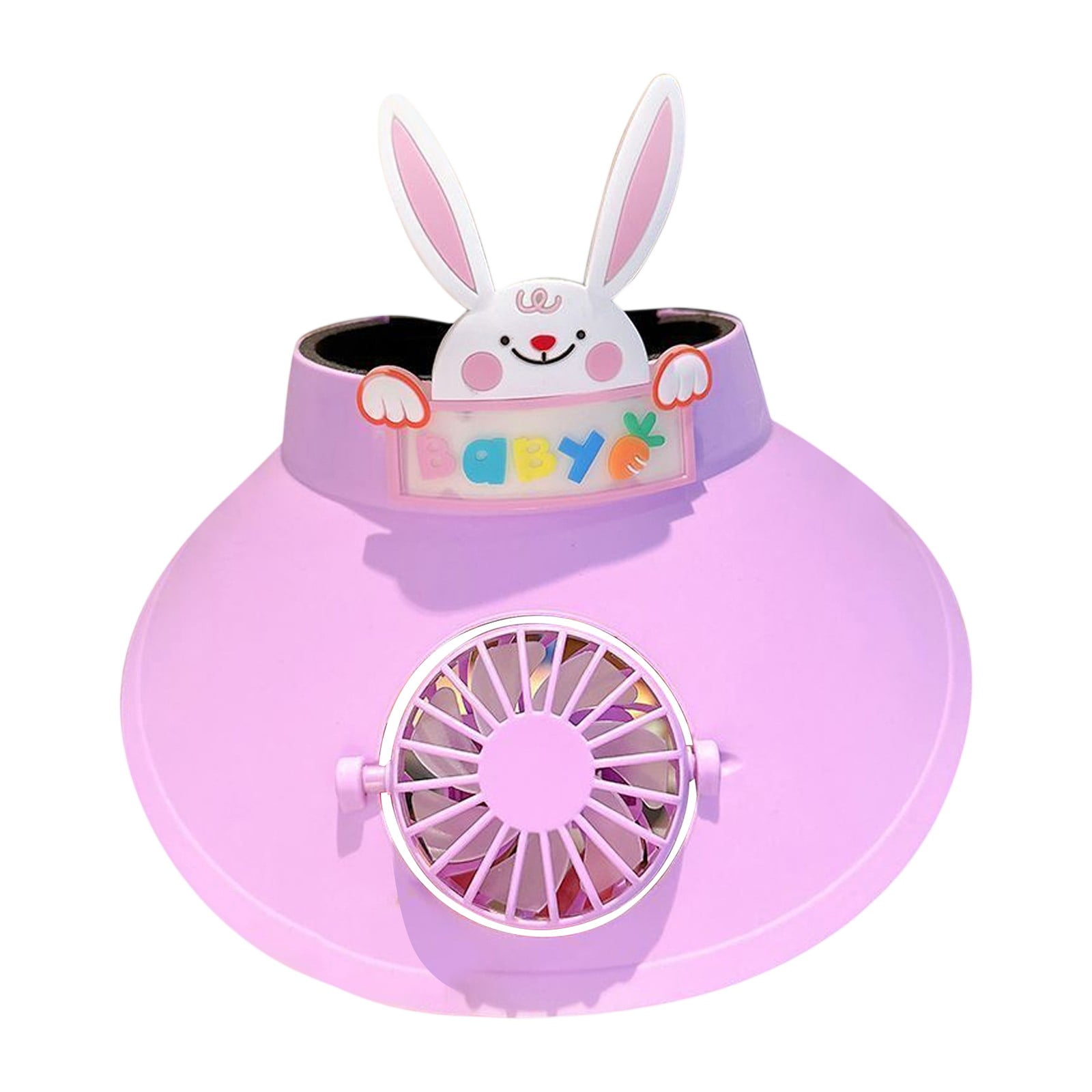 Hat Fan Adjustable Baby with Cute Bunny Design, Soft Waterproof Bath Visor for Infants and ...