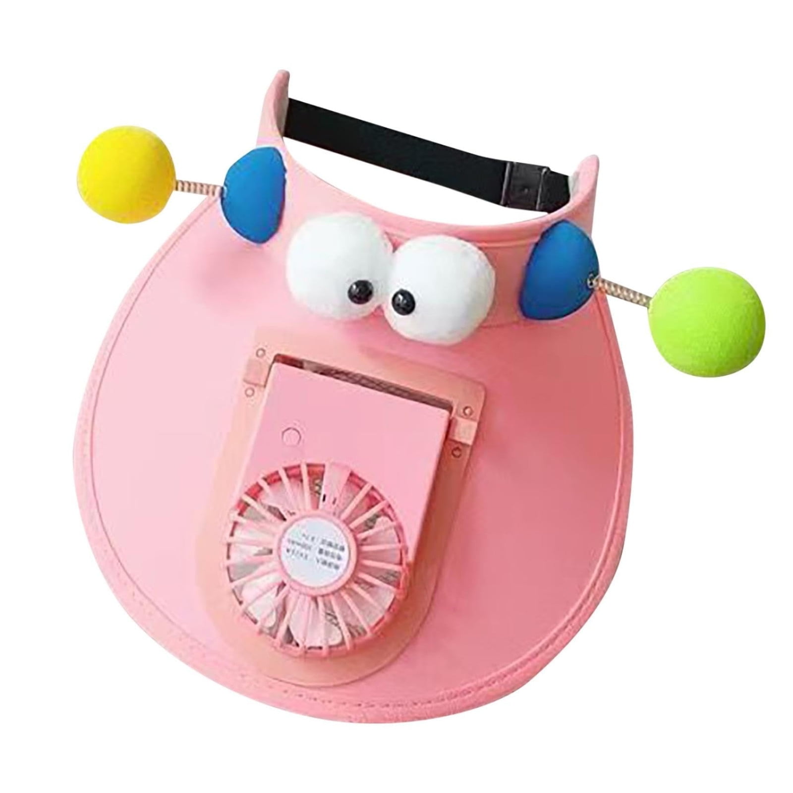 Hat Fan Cute Sun Visors Hat With Fan, Rechargeable Hat With Fan Built ...