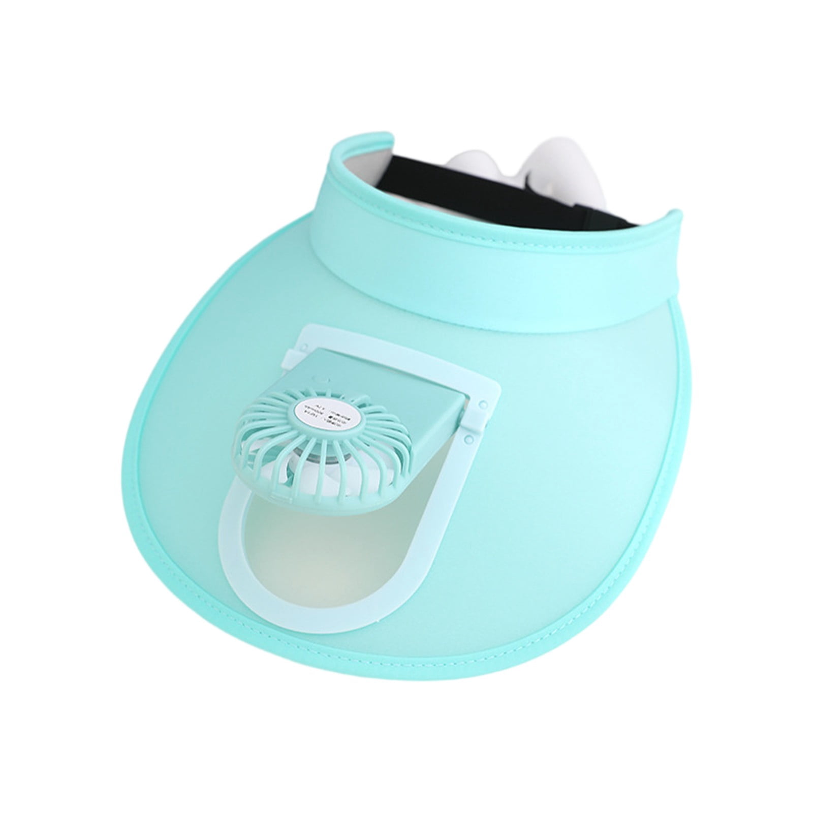 Hat Fan Portable Sun Visor Hat with Built-in Rechargeable Fan ...