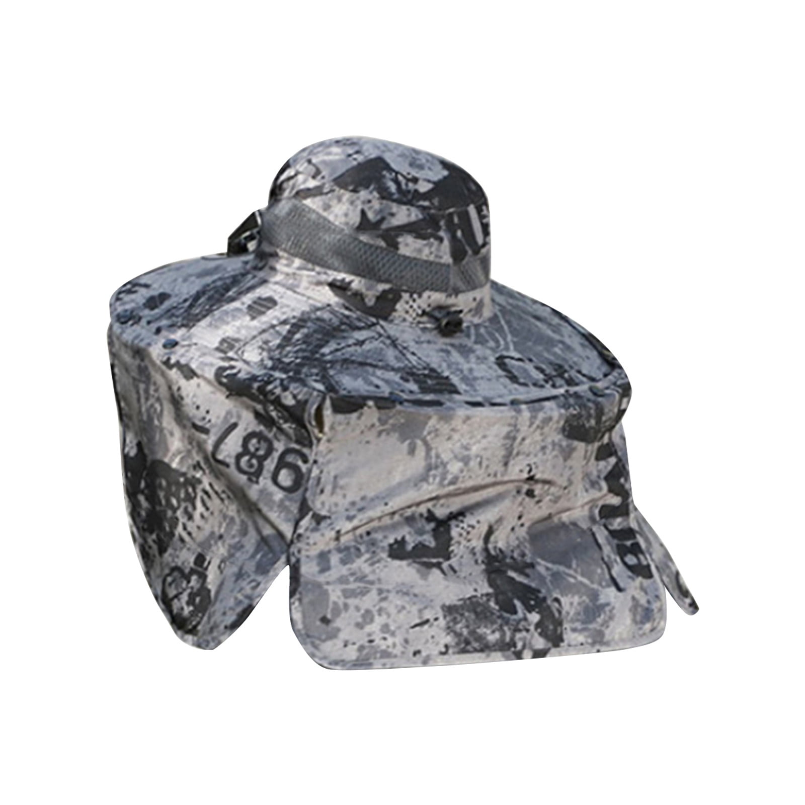 Hat Fan Sun Protection Outdoor Hat with Neck Flap UPF 50+ Wide Brim, Breathable, Water-Resistant ...