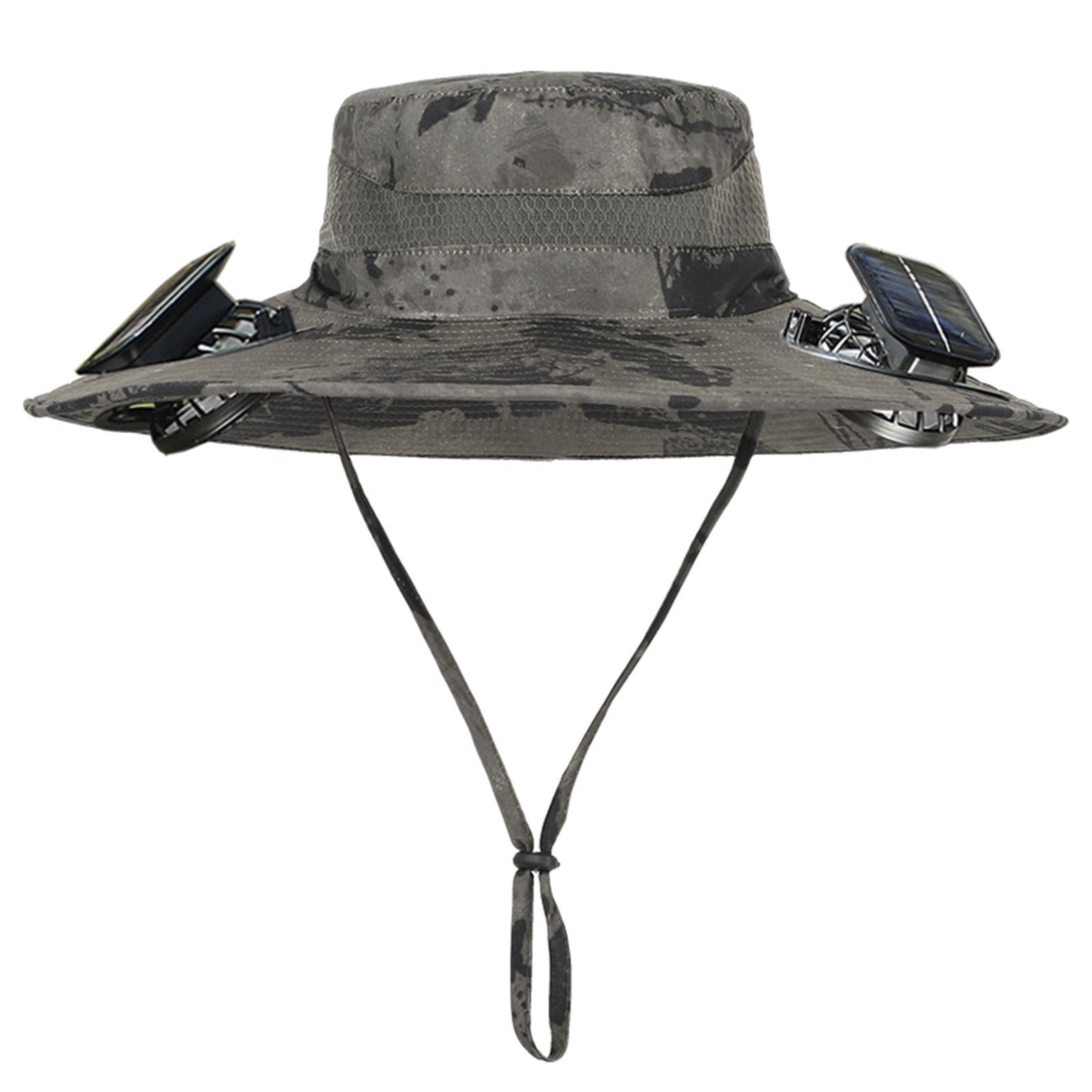 Hat with Fans Solar Power for Man Adjustable Sun Hat with Fan ...