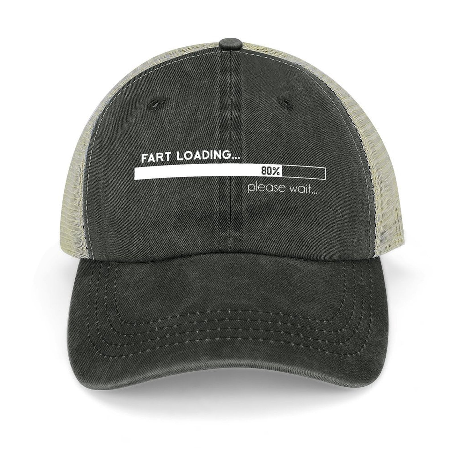 Hat Fart Loading Black Hat Adjustable Funny Fashion Unisex Baseball Cap ...