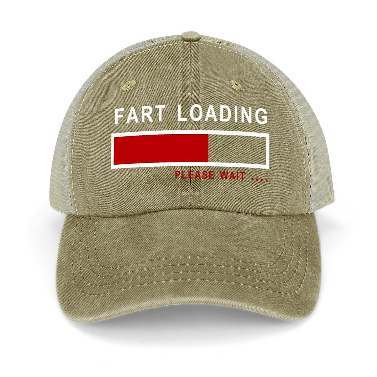 Hat Fart Loading Khaki Hat Adjustable Funny Fashion Unisex Baseball Cap ...