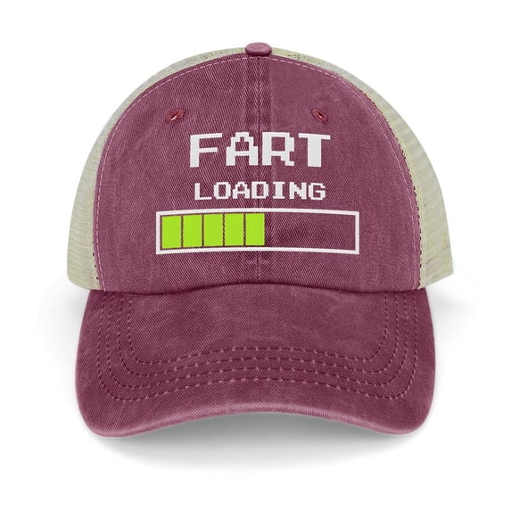 Hat Fart Loading Wine Red Hat Adjustable Funny Fashion Unisex Baseball ...