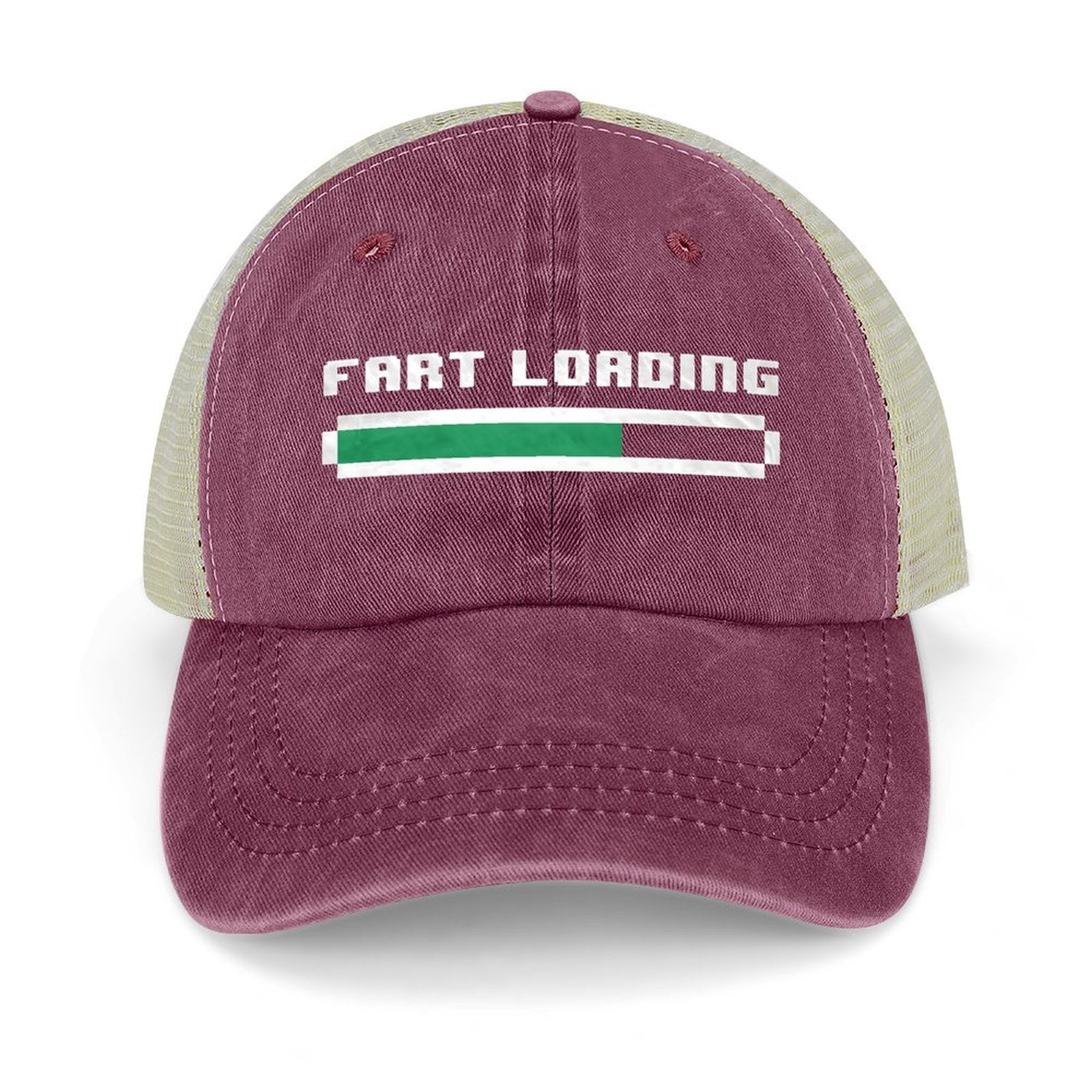 Hat Fart Loading Wine Red Hat Adjustable Funny Fashion Unisex Baseball ...