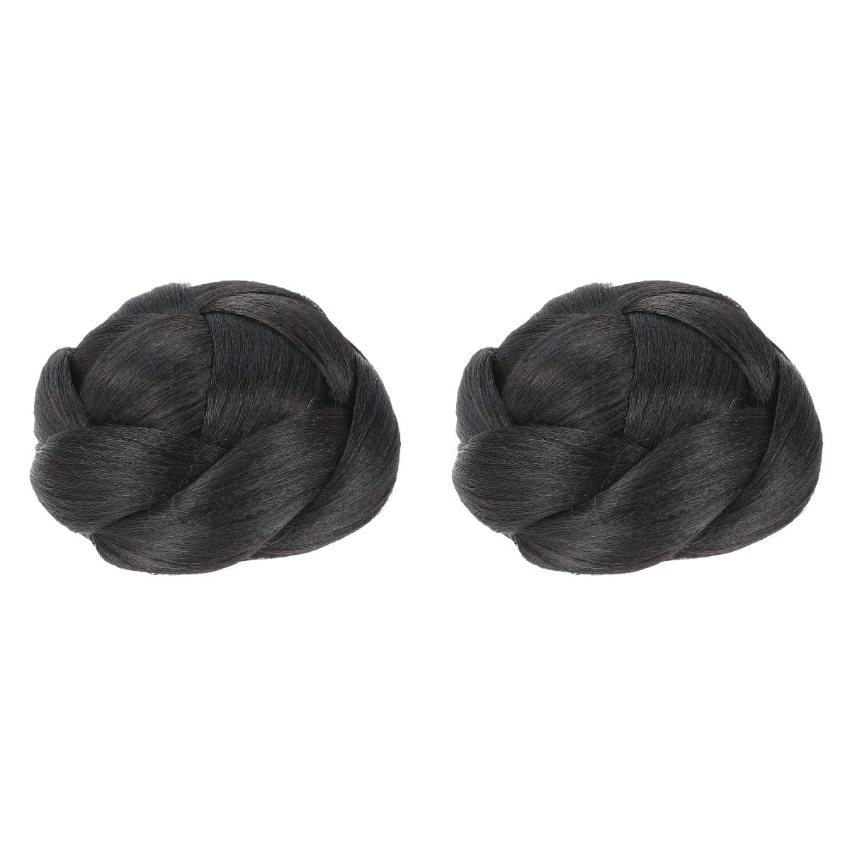 Hat Hair Chignon Bun Short Wig Ponytail Hats Braided Updo Braids Miss ...