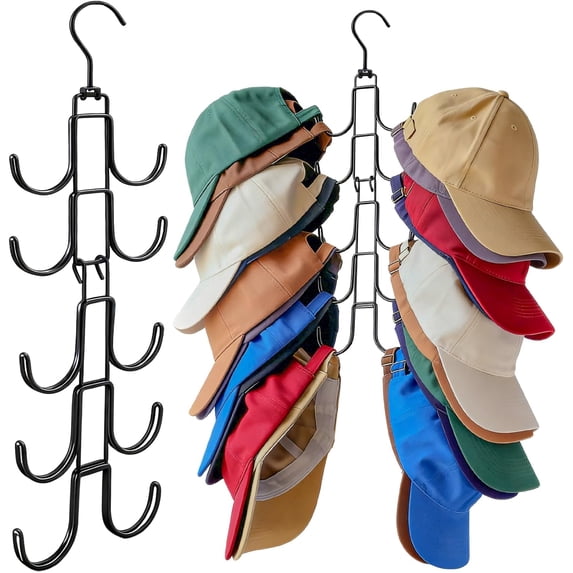 Hat Hangers for Closet, Hat Organizer for Baseball Caps, Stainless ...