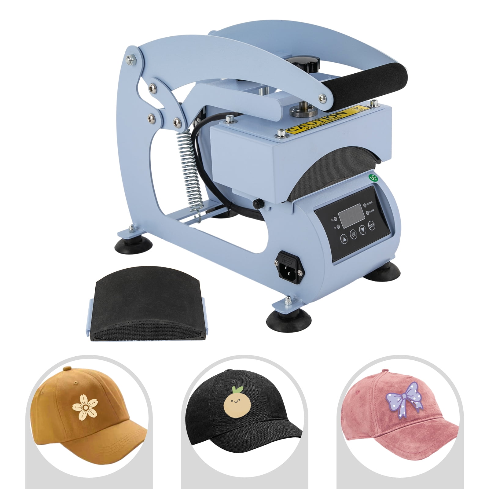 Hat Heat Press Machine for Caps Clamshell Sublimation Transfer with 2 ...