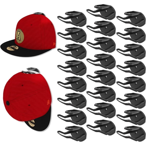 Alivora, Wall Hat Hooks, 24 Pack, Adhesive and No Drill - Walmart.com