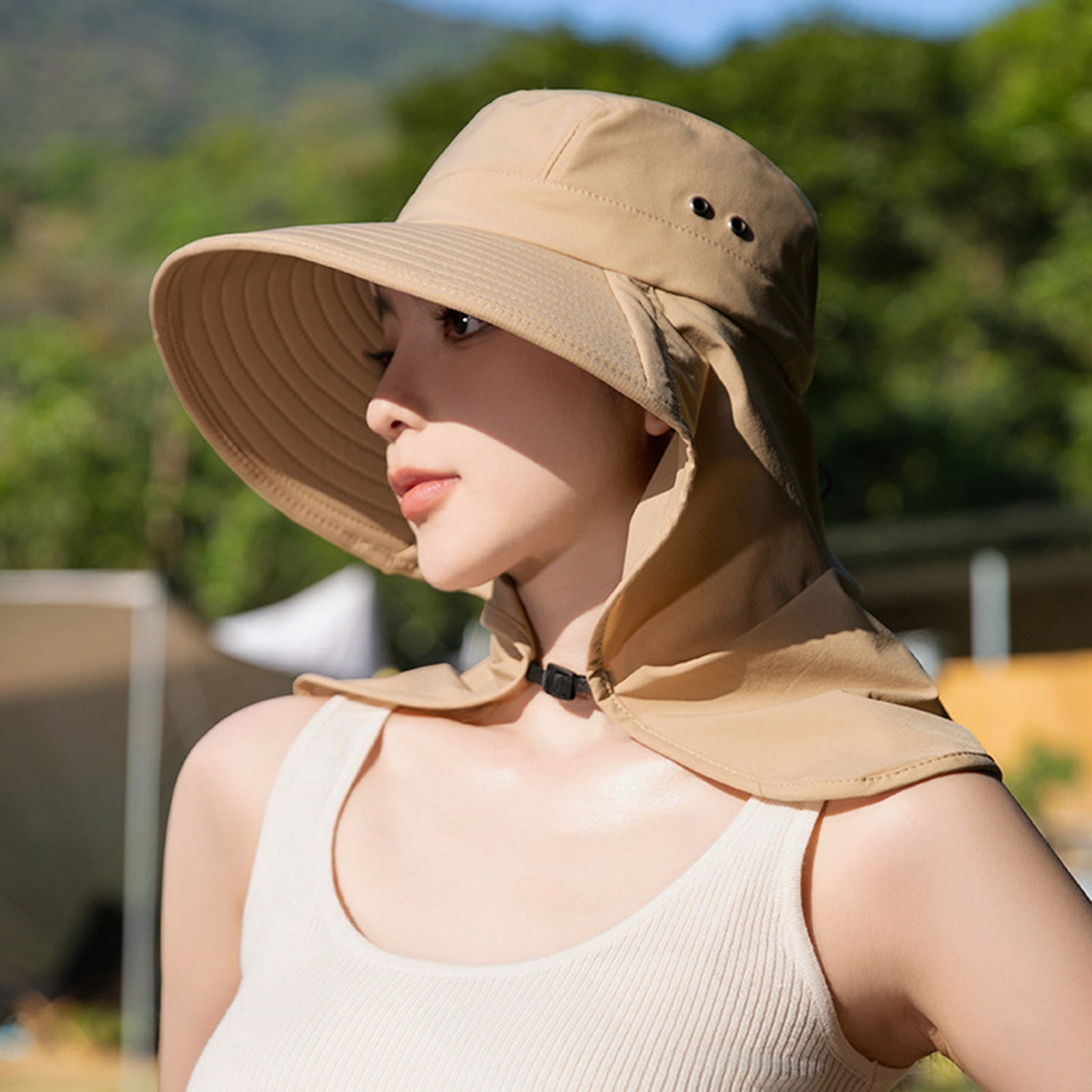 Hat Lady Sun Sun Visor Lady Wide Brim Hat Hat Spring And Summer Sun ...