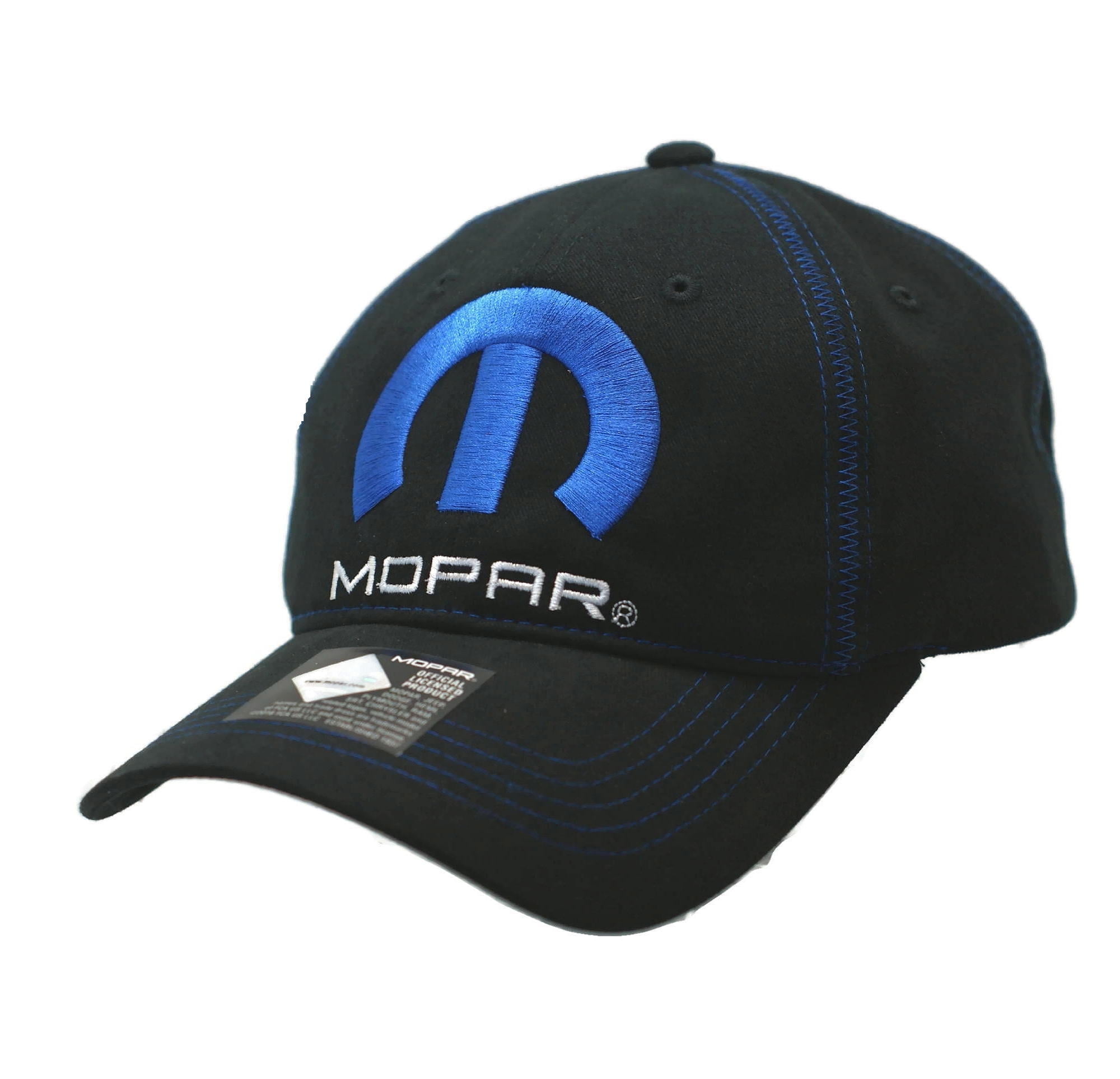 Hat - MOPAR Logo Black Adjustable CFS BallCap - Walmart.com