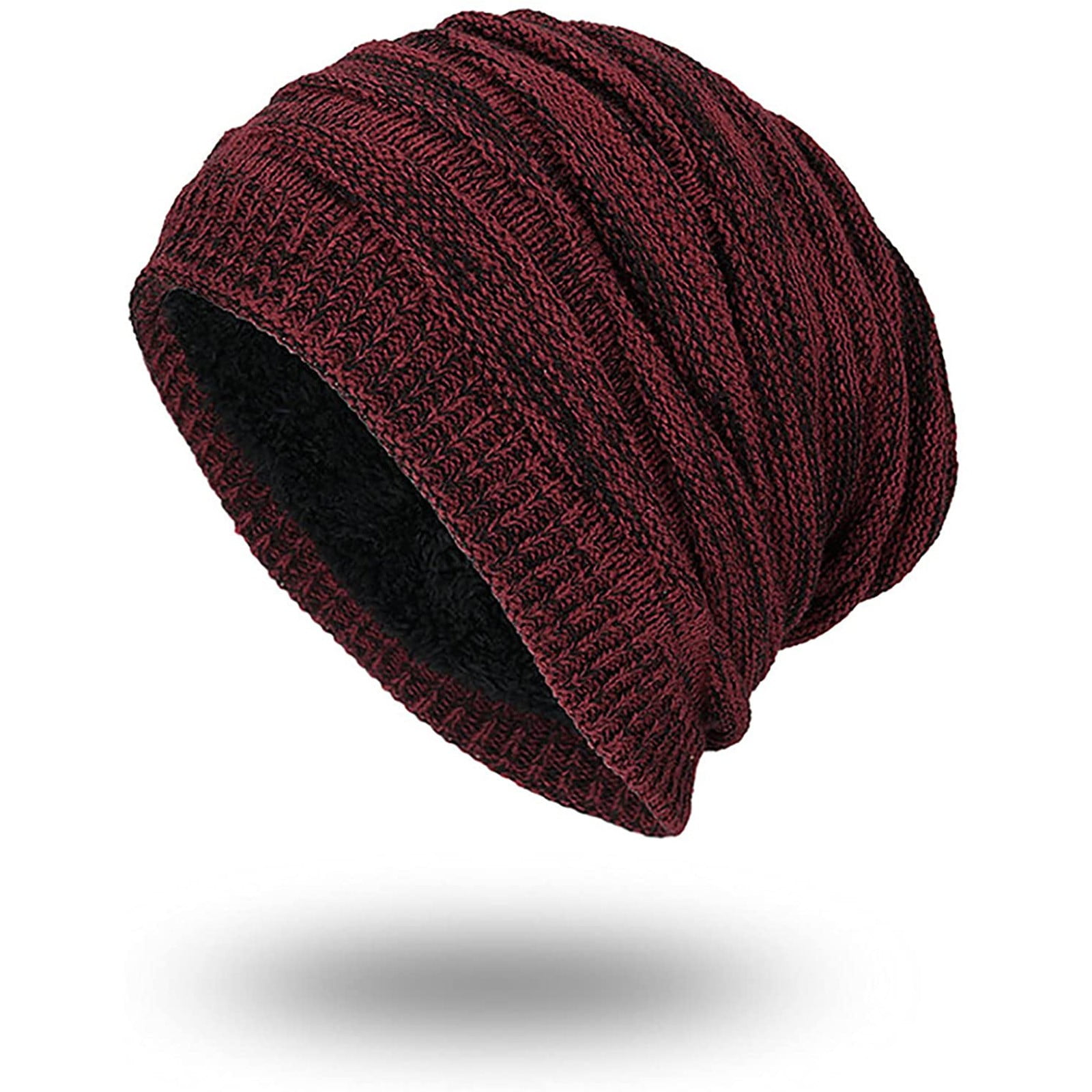 Hat Men Women Slouch Hats Warm Winter Hat Soft Knitted Hat Keeping It ...