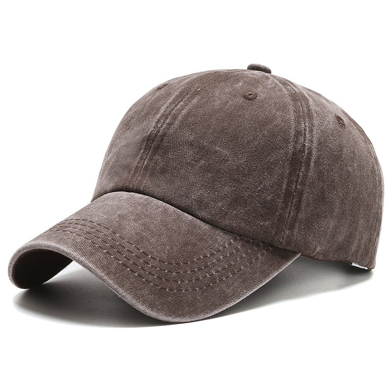 Hat Men's Washed Coated Baseball Cap Color Light Plate Korean Style ...