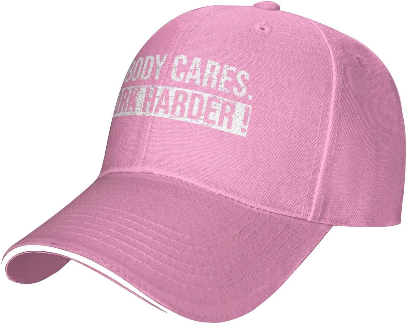 Hat Nobody Cares Work Harder Motivational Workout Gym Baseball Cap Men ...