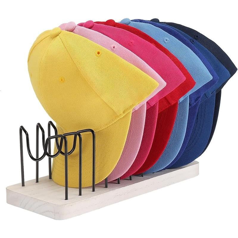Hat Organizer for Baseball Caps, Hat Rack Stand for 10 Baseball Hats ...