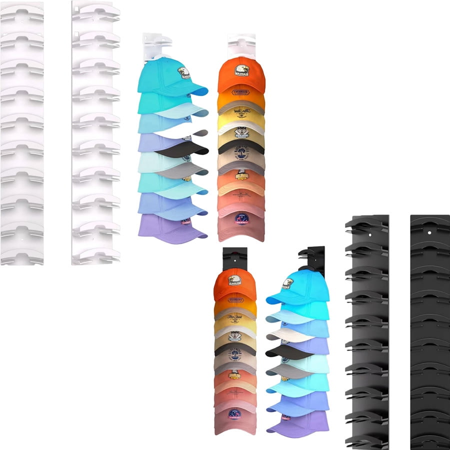 Hat Organizer for Baseball Caps , Hat Rack for Wall with Strong ...