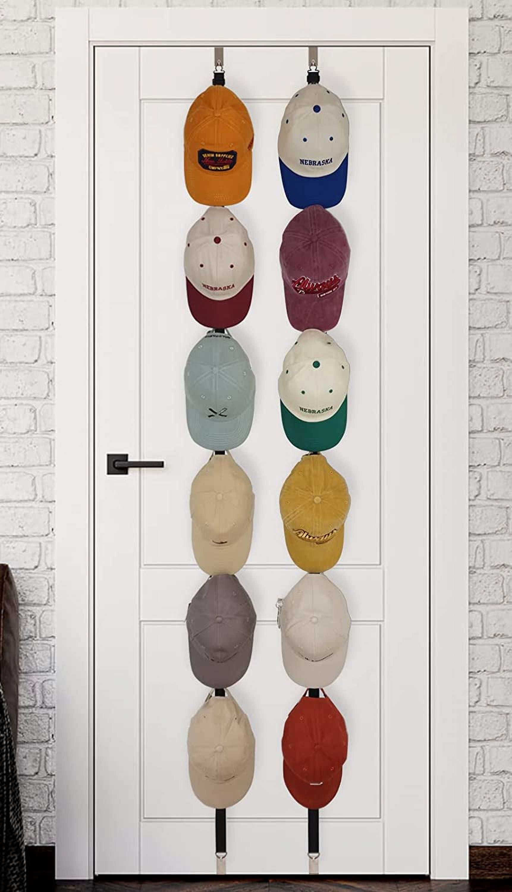 Hat Organizer Rack for Baseball Caps [Up to 36 Hats] Hat Display ...