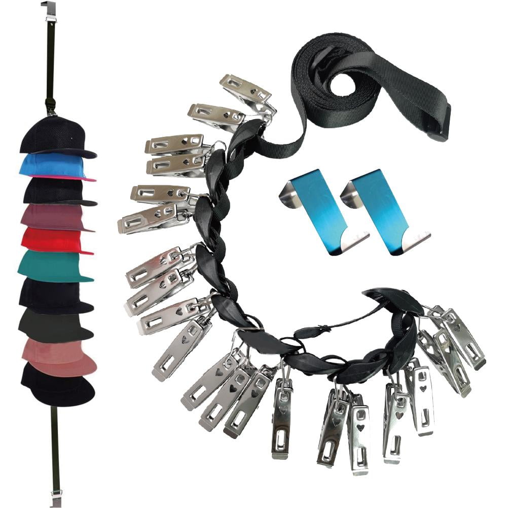 Hat Organizer, Hat Rack, Polyester Webbing Easy Storage Hangers for ...