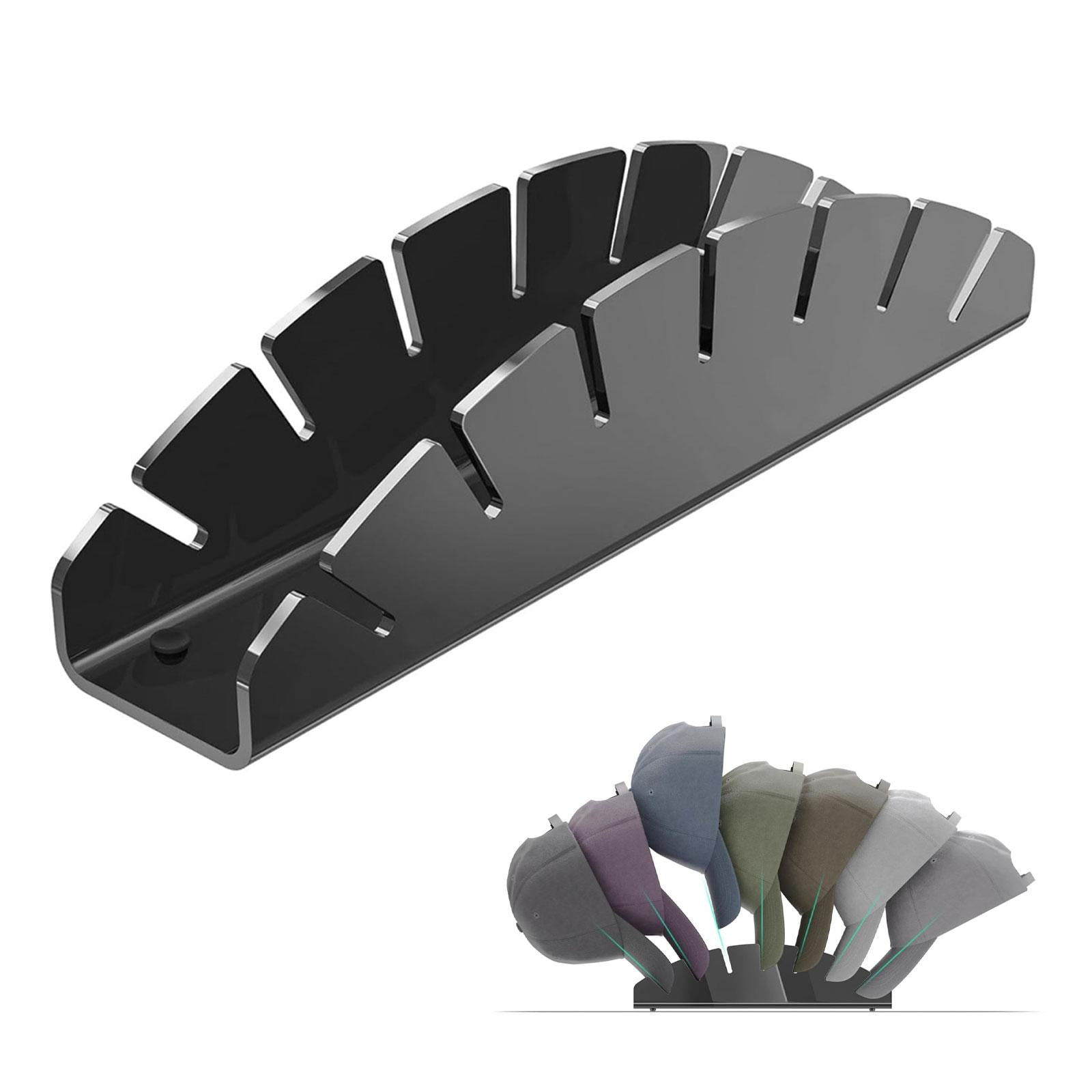 Hat Organizer for 7 Baseball Hats Hat Holder Easy Access Stable Space ...