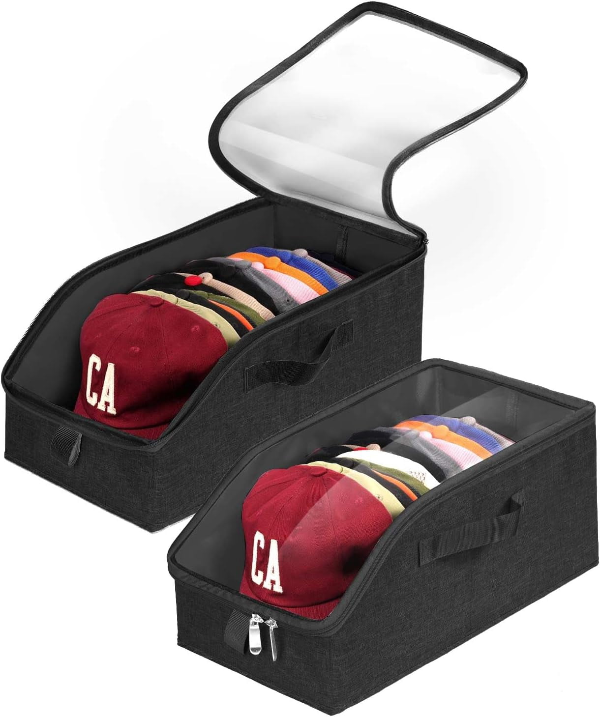Hat Organizer for Baseball Caps, Hat Storage Holder Container for ...