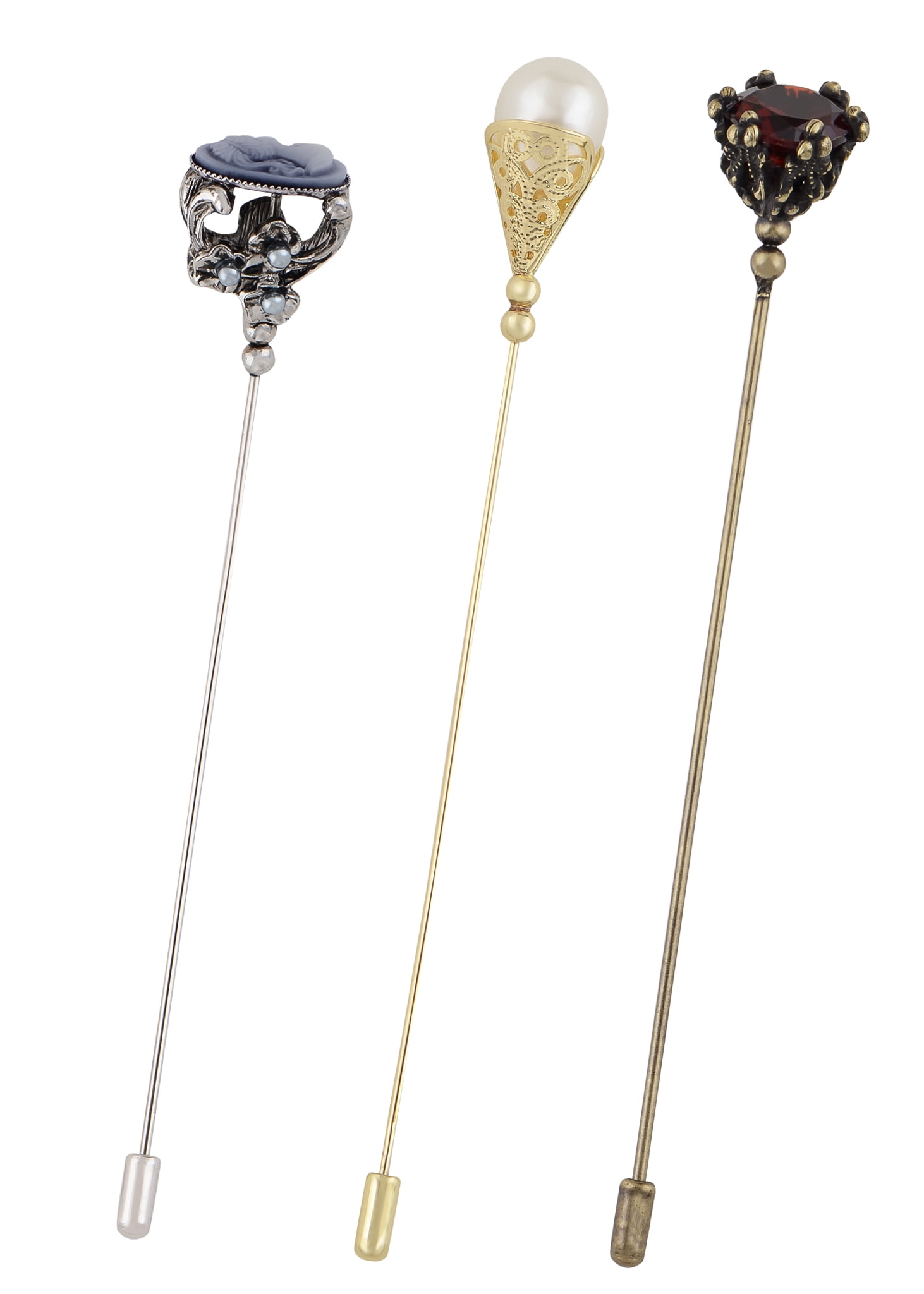 Hat Pin for Women Men Classic 5 inch Long Handle Hatpin Lapel Stick ...