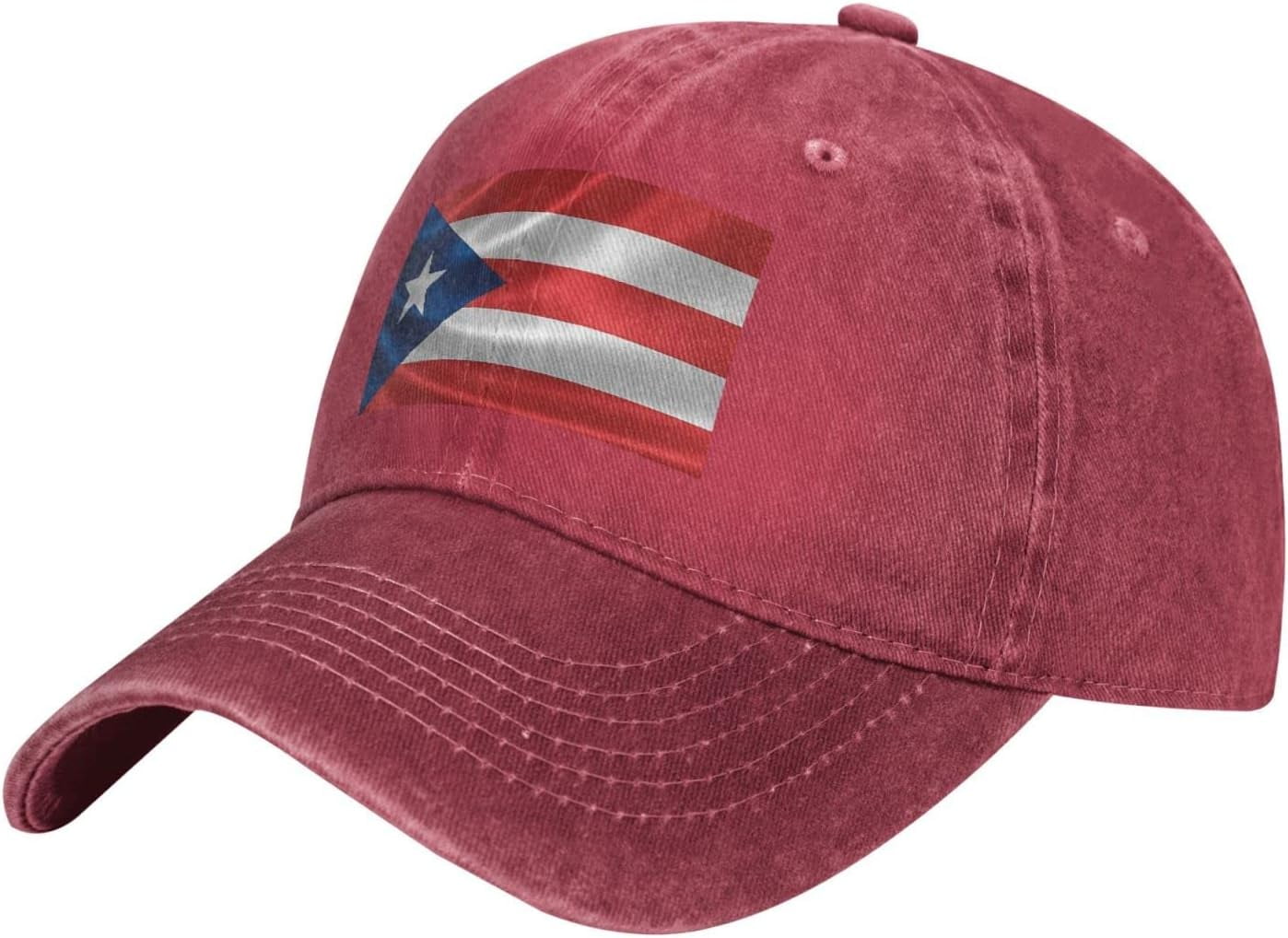Hat Puerto Rico Flag Cowboy hat Men Vintage Baseball Cap Women Trucker ...