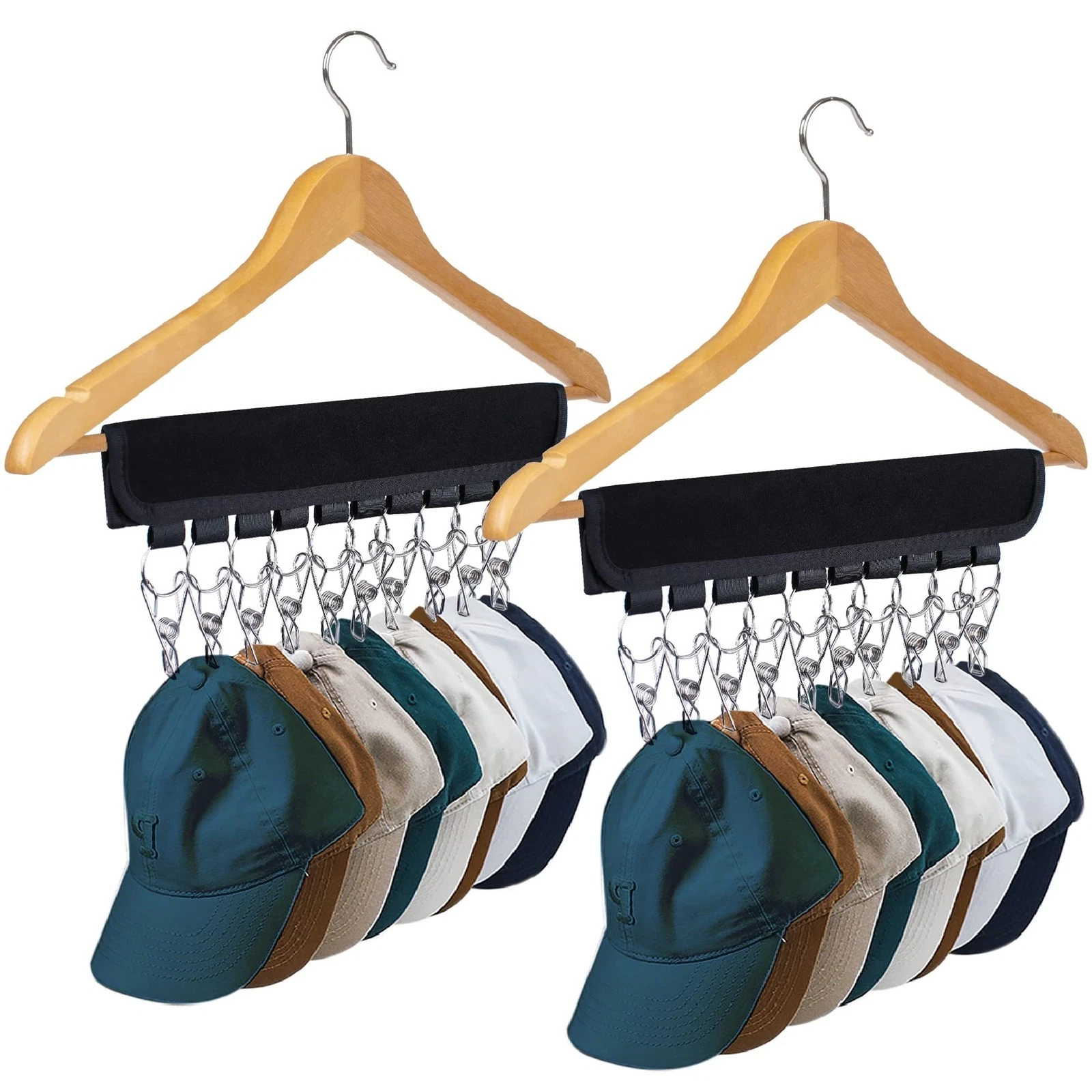 Hat Rack For Baseball Caps Hat Organizer Holder For Hanger & Room Clos ...