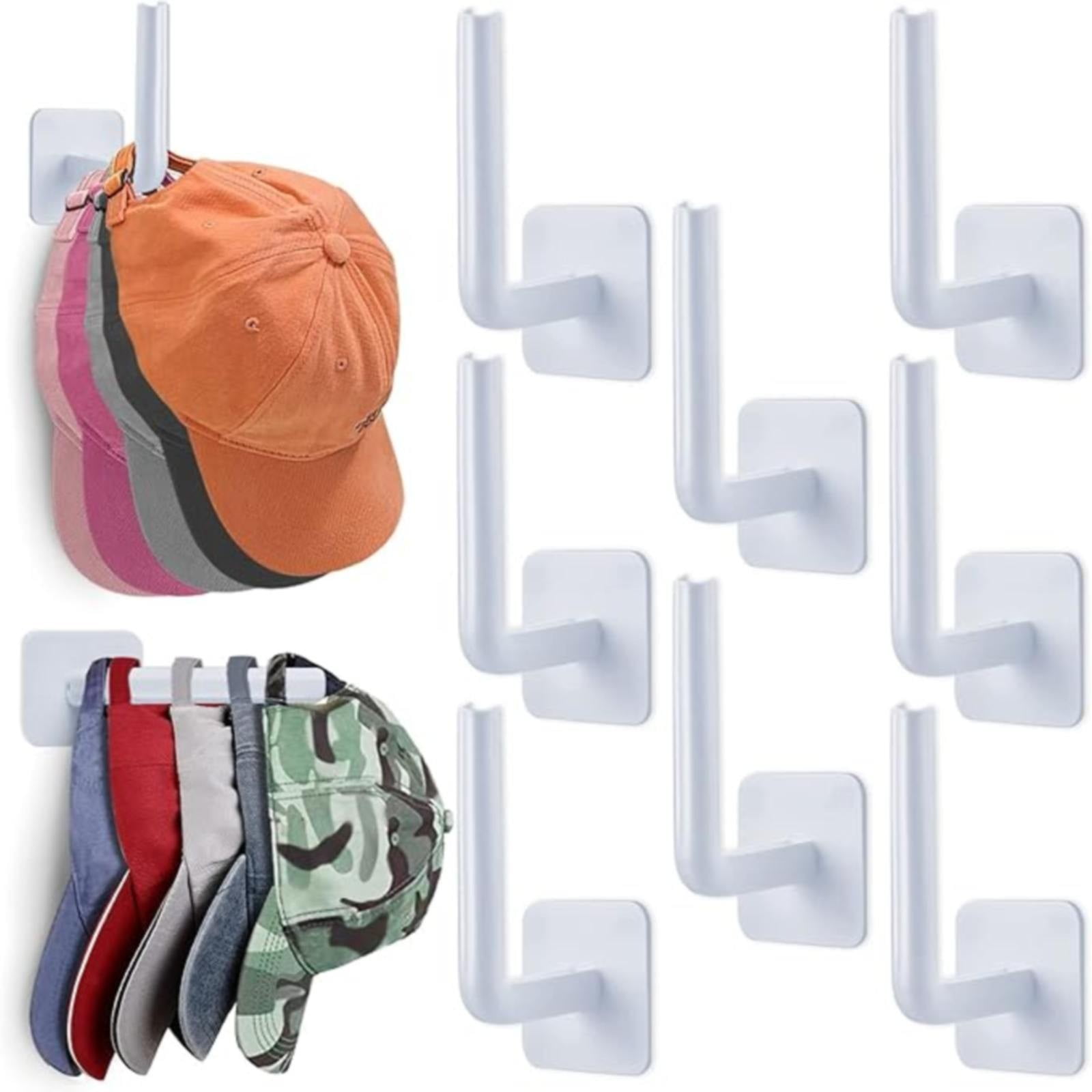 Hat Rack for Wall Hat Organizer (4-Pack), Hat Racks for Baseball Caps ...