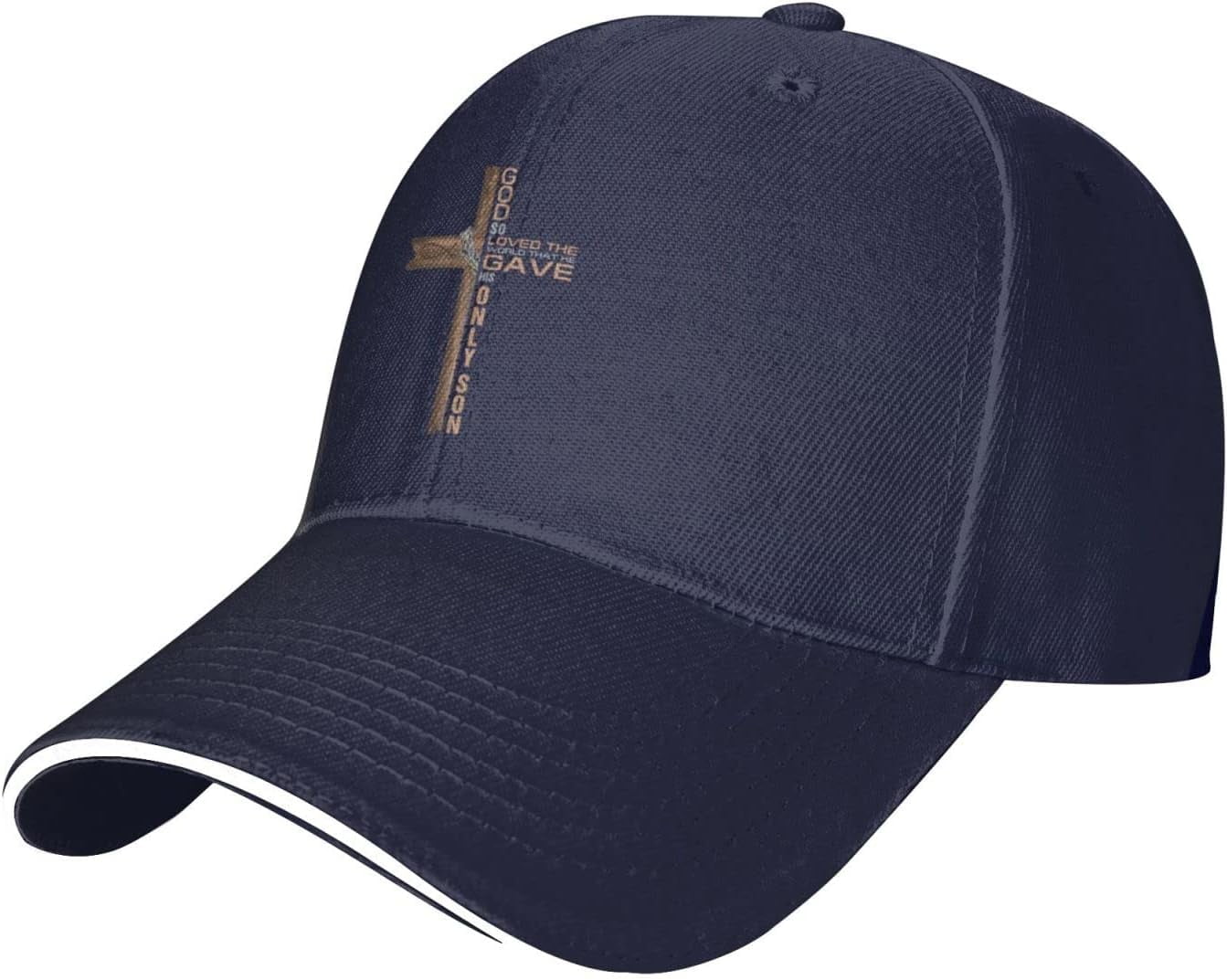 Hat Religious Cross John 3:16 God Loved The World Jesu Baseball Cap Men ...