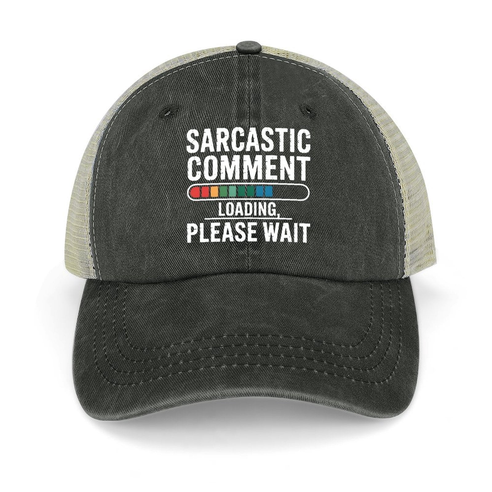 Hat Sarcastic Comment Loading Black Hat Adjustable Funny Fashion Unisex ...