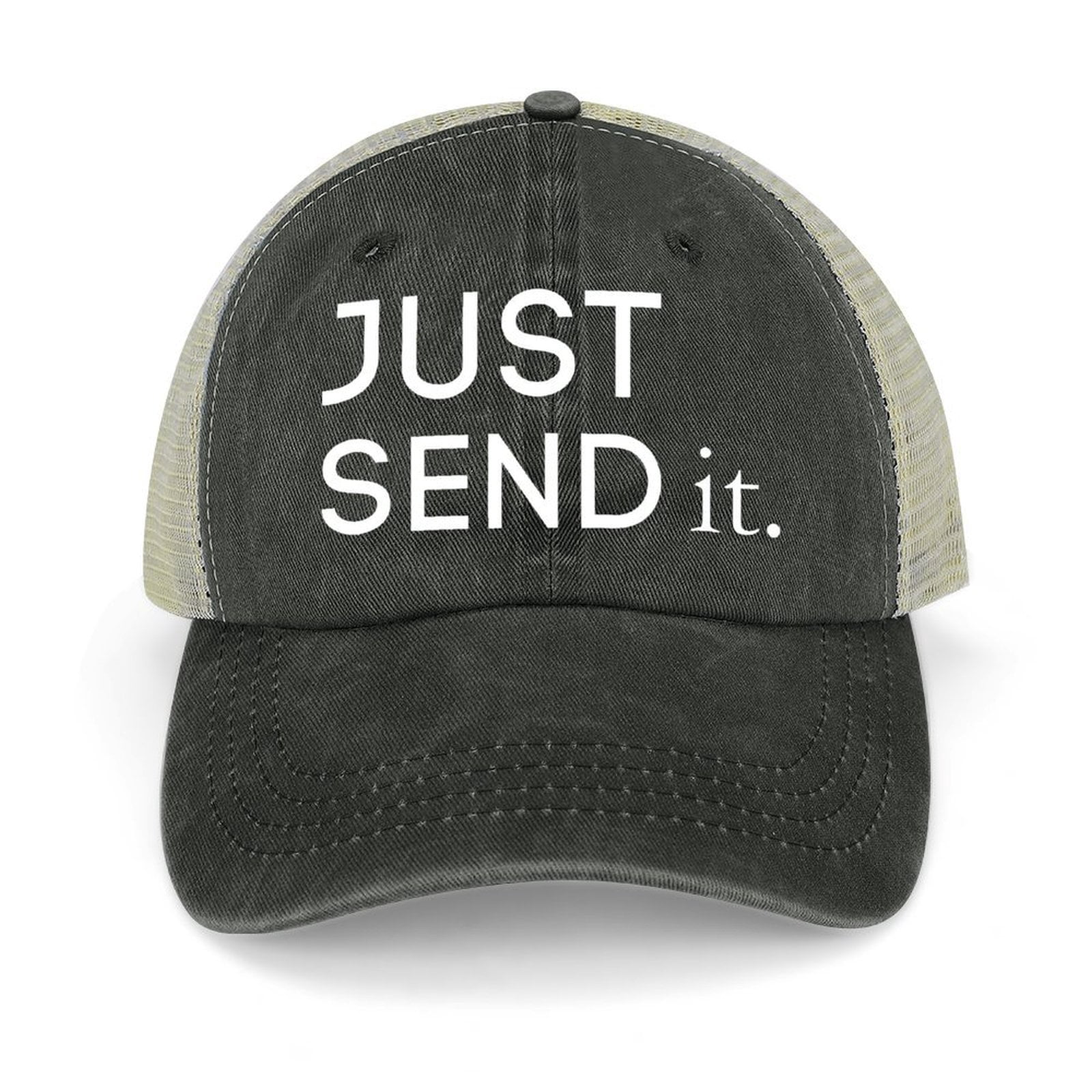 Hat Send It Black Hat Adjustable Funny Fashion Unisex Baseball Cap for ...