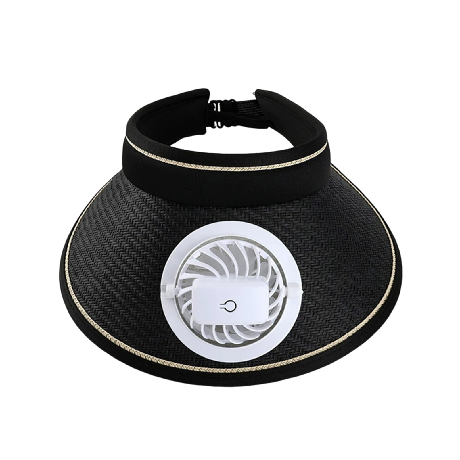 Hat，Solar Fan Hat For WomenPortable Rechargeable Sun Visor Hat with ...